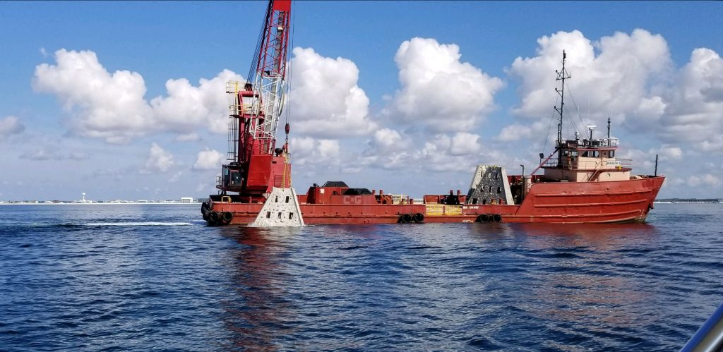 First phase of artificial reef construction in northwest Florida now ...